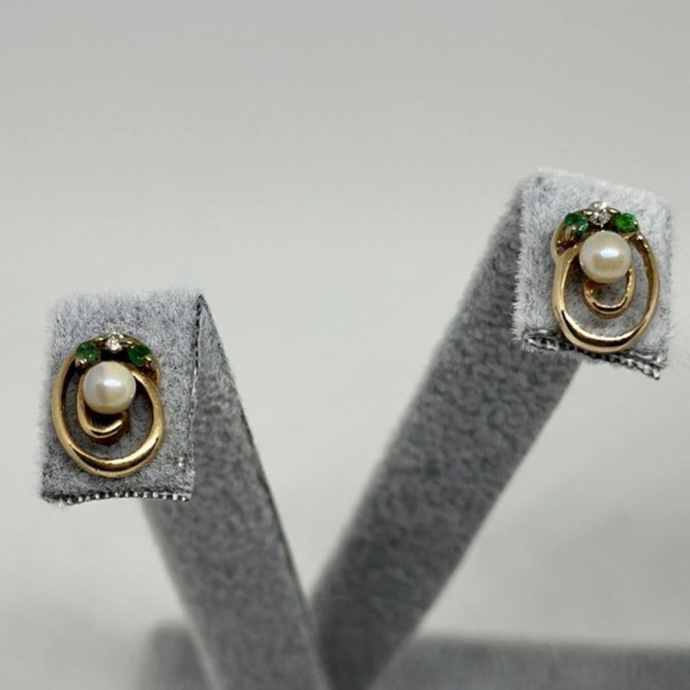 14k Real Solid Gold Real Diamonds Real Emeralds Real … - Gem